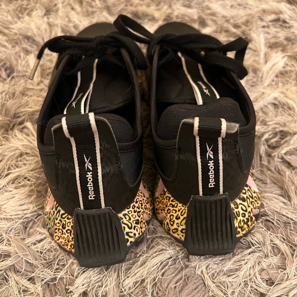 Reebok Zig Dynamica Black And Leopard Print Running S… - Gem